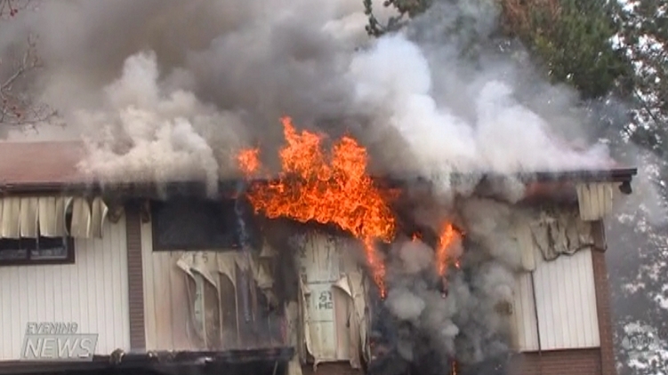 Townhouse fire - CHCH
