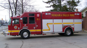 A woman is in hospital with severe burns from a Niagara Falls fire