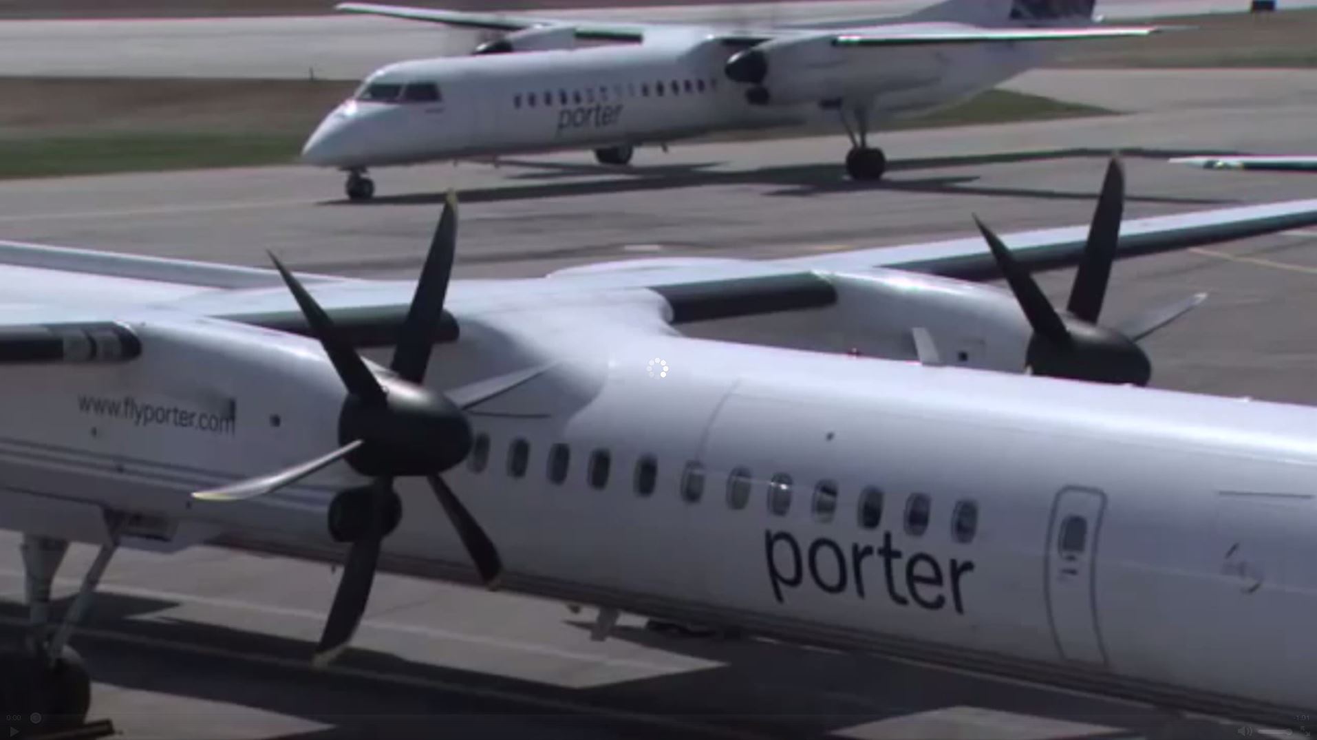 Two injured after Porter flight nearly collides with possible drone - CHCH
