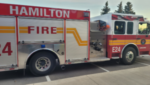 One person in hospital after suspicious house fire in downtown Hamilton