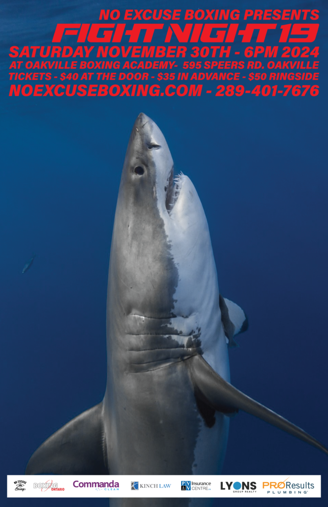 NO EXCUSE BOXING Presents Fight Night 19 - CHCH