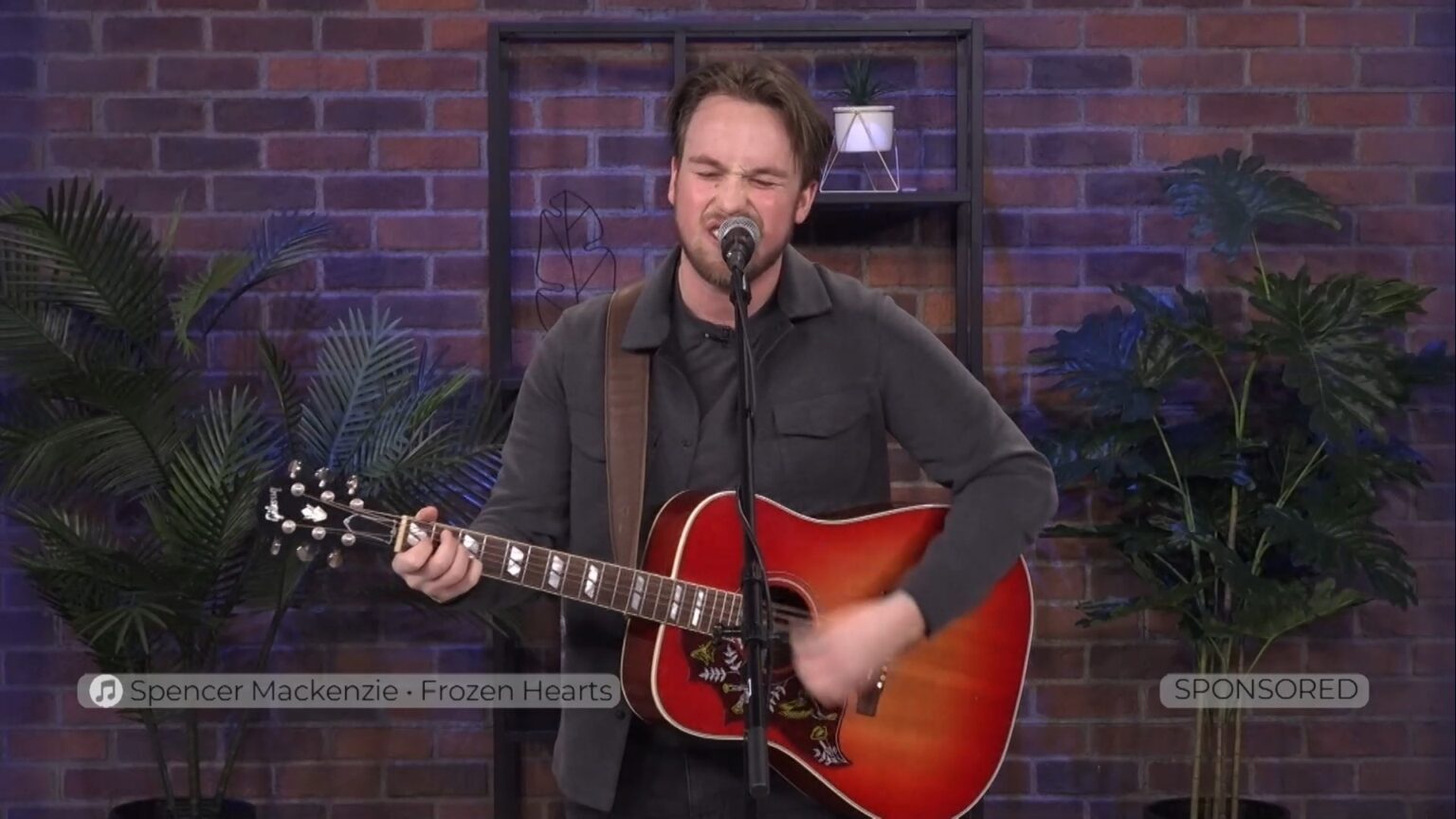 Spencer Mackenzie performs 'Frozen Hearts' on Music Friday