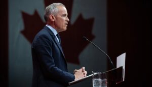 Prime Minister Mark Carney announces new 'AI for All' strategy