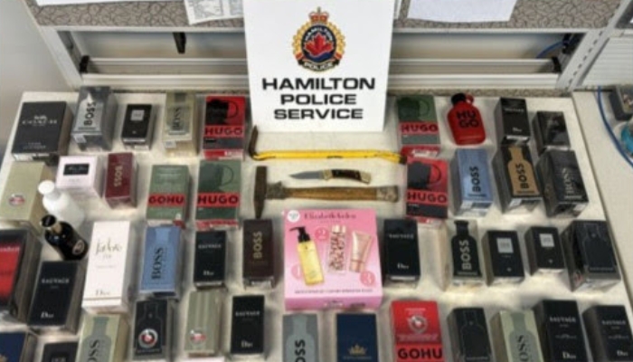 Four charged after fragrance thefts at several Hamilton Shoppers Drug Marts