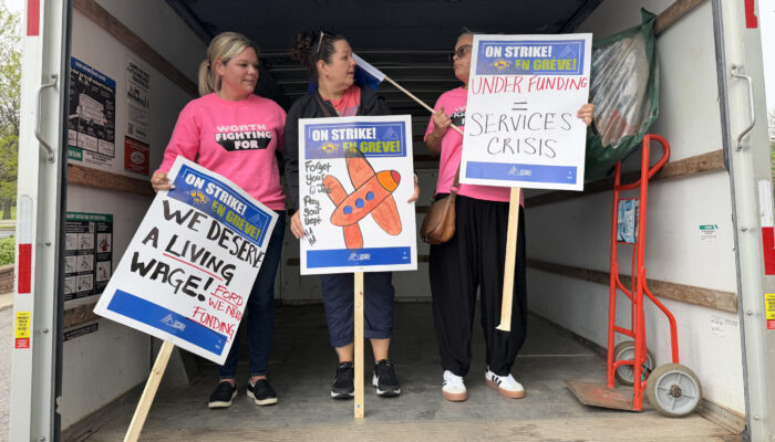 Thousands of OPSEU community support workers strike across Ontario