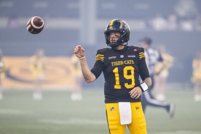 Bo Levi Mitchell throws five TD passes to lead Ticats to 41-27 home win ...